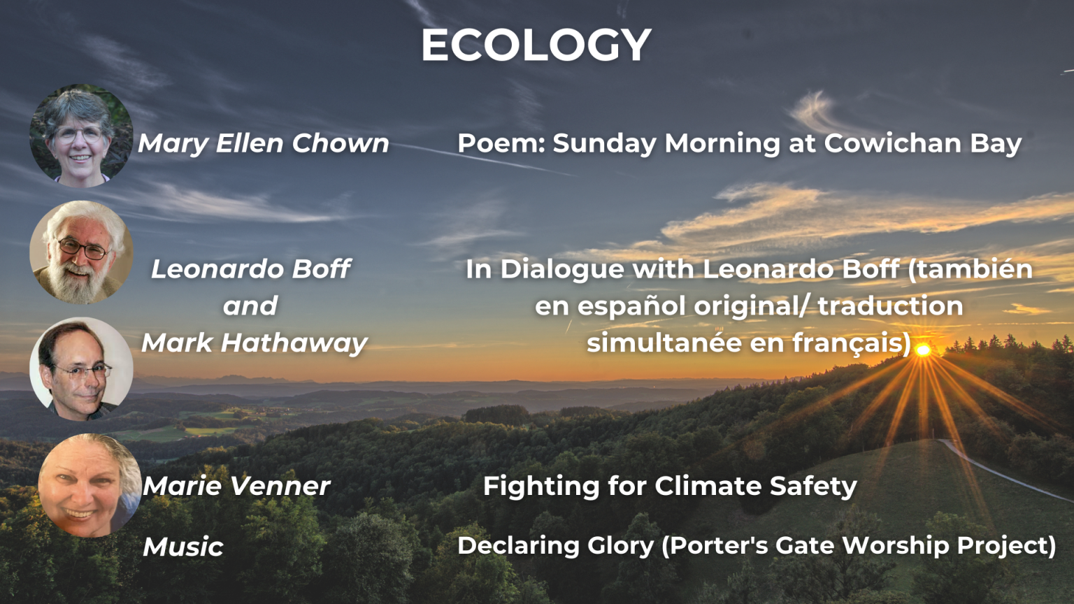 MONDAY 9 – Spirit Unbounded